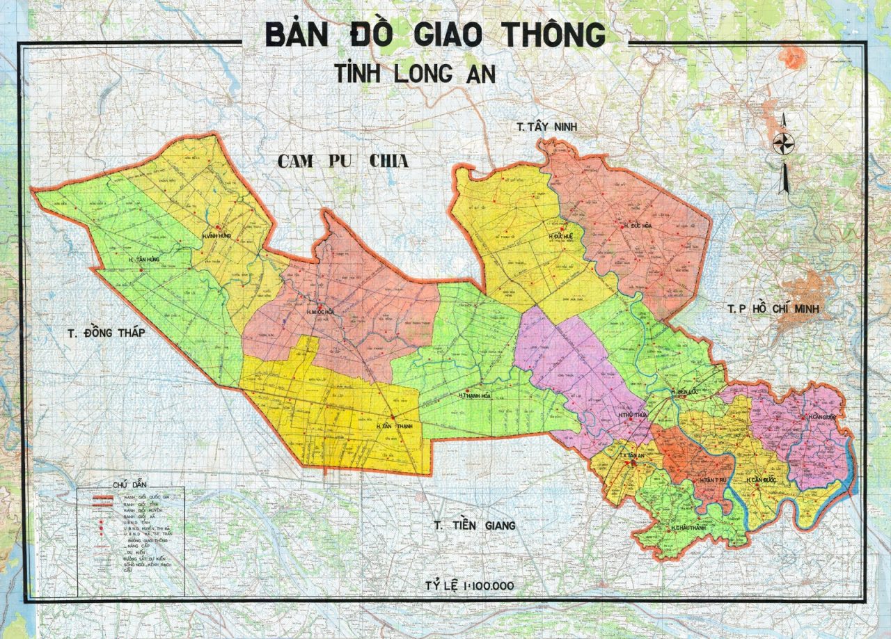 Giới thiệu về Long An và mẫu bản đồ của tỉnh này